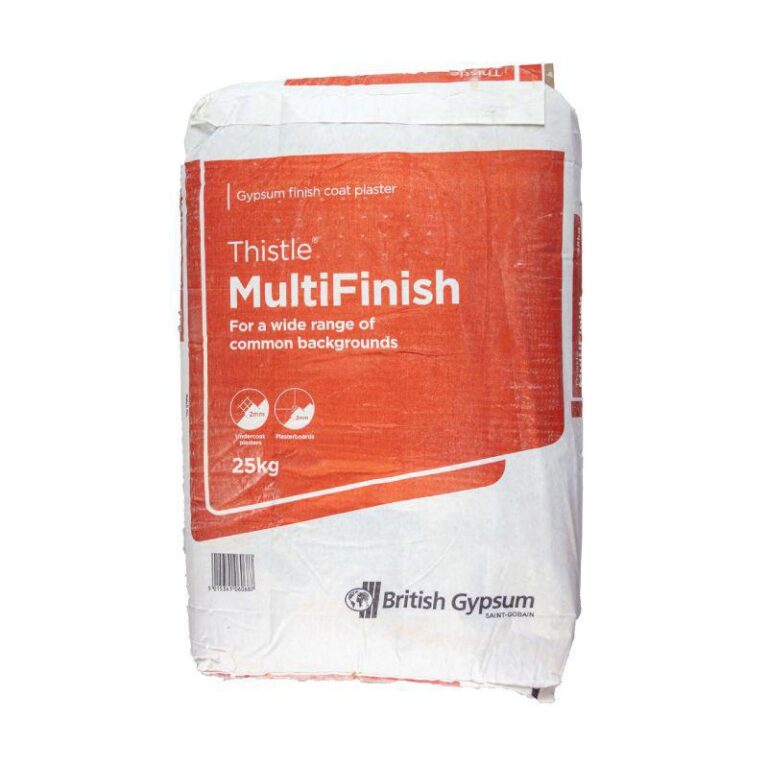 Multi Finish Plaster - 25kg Bag - (British Gypsum Thistle ...