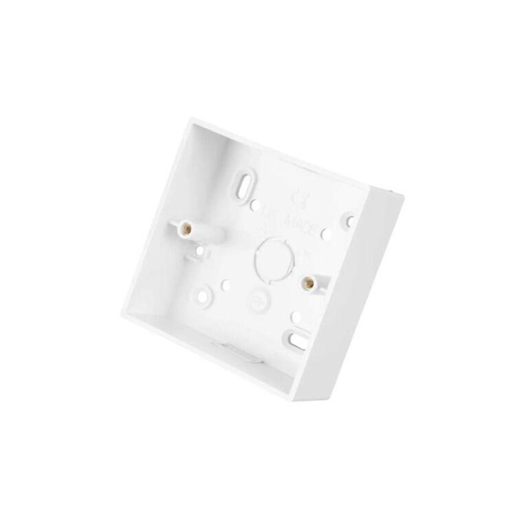 Marshall Tufflex 1 Gang 32mm PVC Surface Box Square Corners with ...