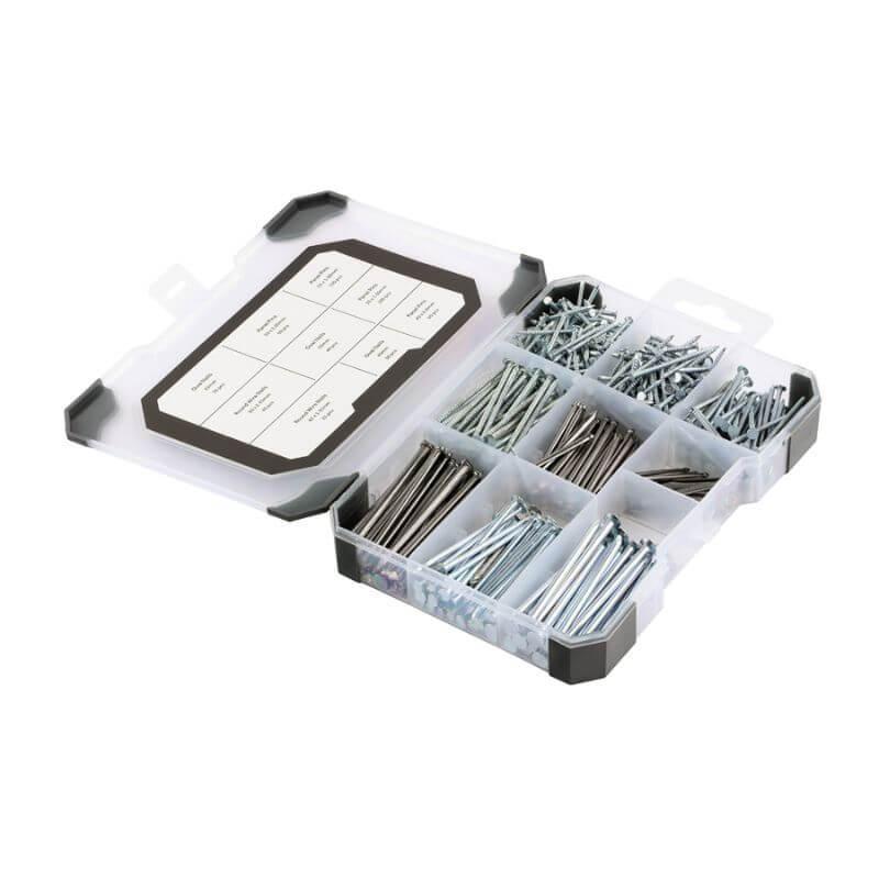Timco Mixed Tray of Pins & Nails – 495 pieces - Preservation Shop