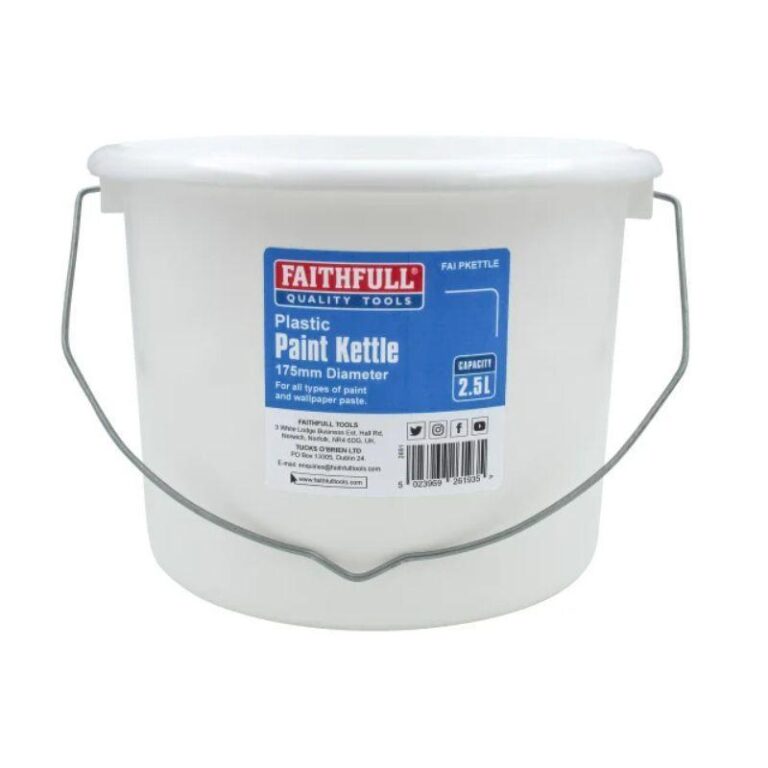 Faithfull Plastic Paint Kettle - 2.5 litre - Preservation Shop